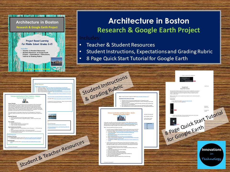 Google Earth - Architectural Landmarks of Boston - Made By Teachers