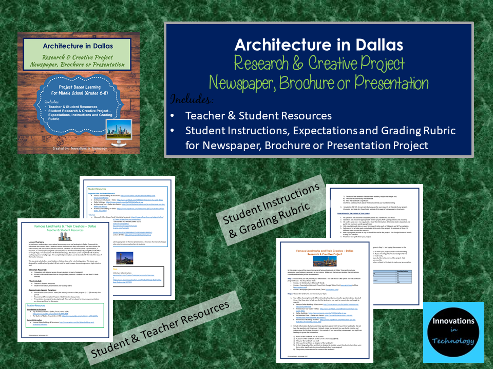 Architectural Landmarks in Dallas - Research & Creative Technology ...