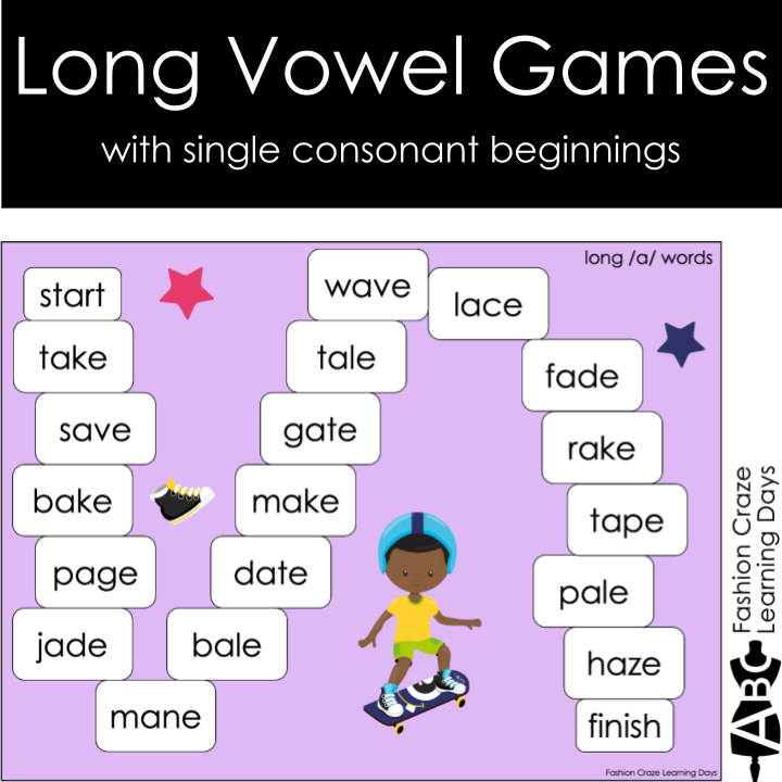 Long Vowel Games | Made By Teachers