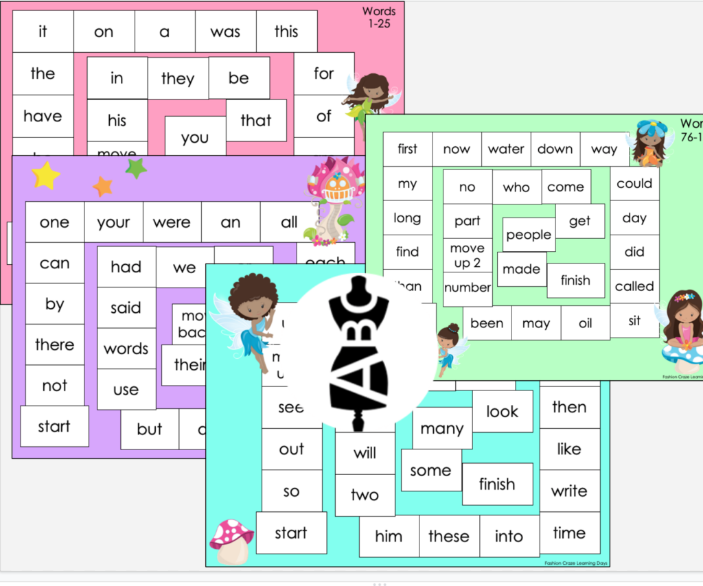 First 100 Sight Word Games - Made By Teachers