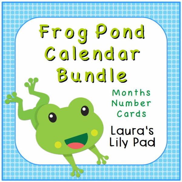 Calendar Frog Pond Theme Set | Made By Teachers