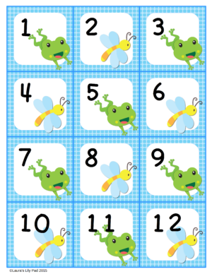 Calendar Frog Pond Theme Set | Made By Teachers