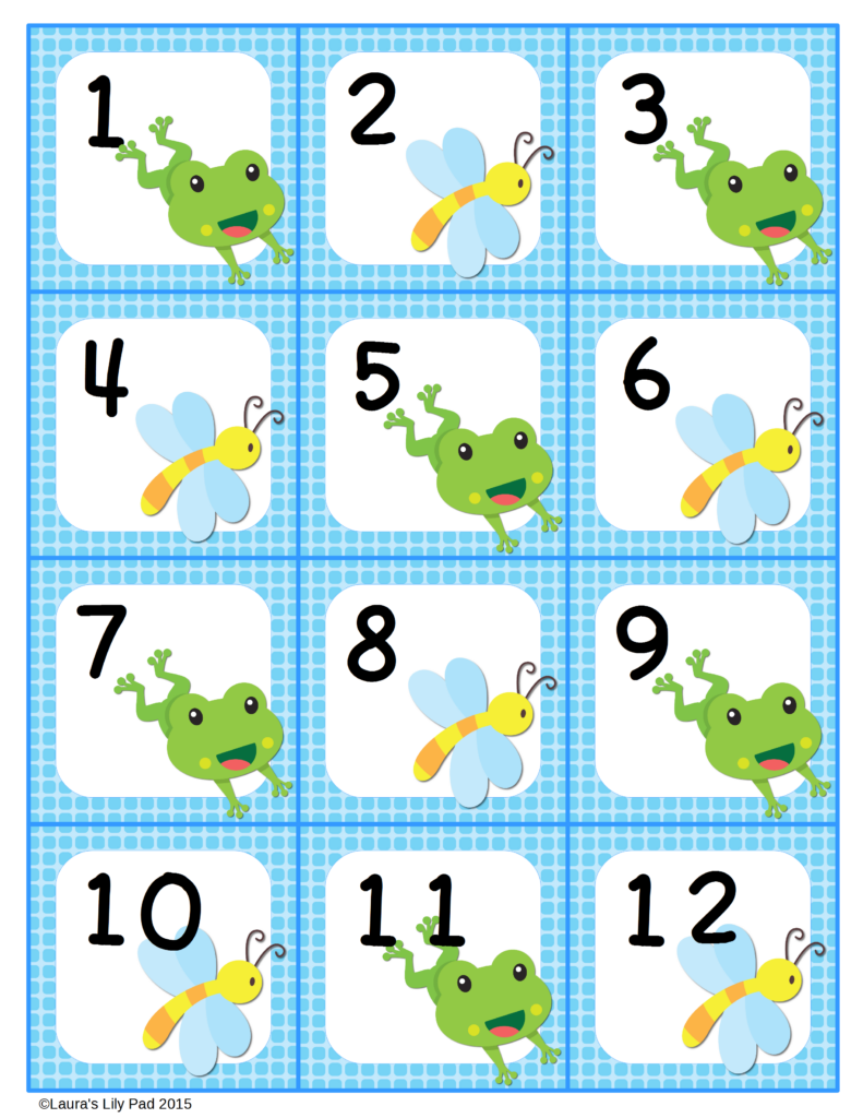 Calendar Frog Pond Theme Set | Made By Teachers