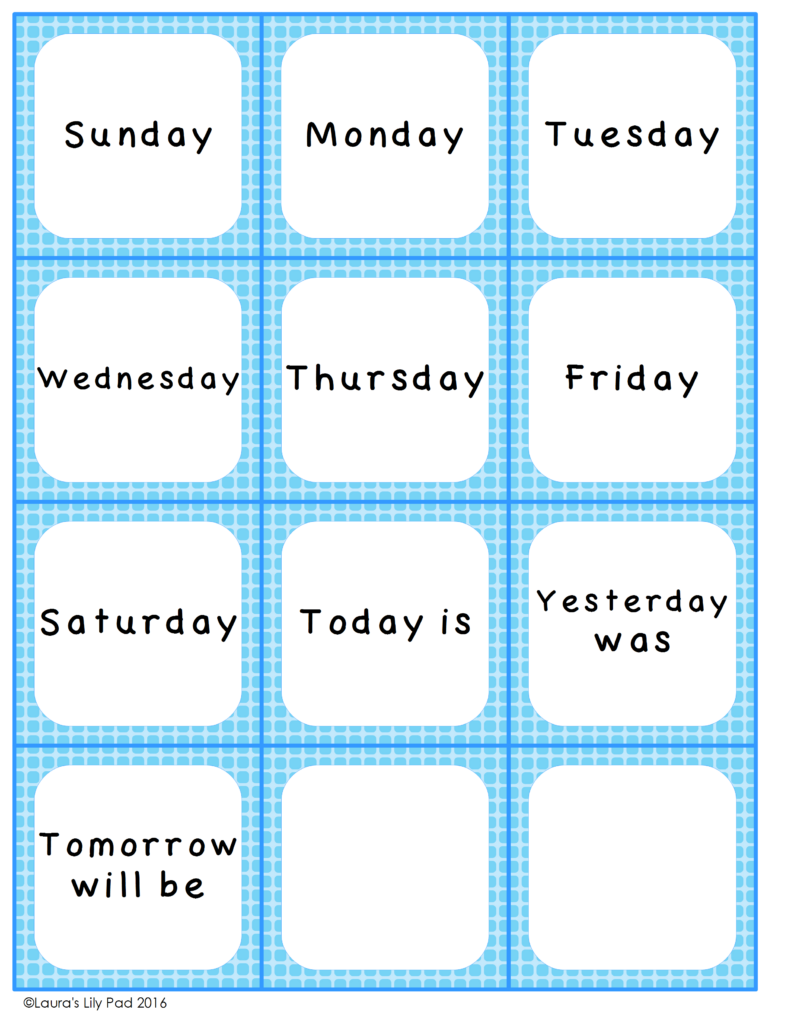 Calendar Frog Pond Theme Set | Made By Teachers