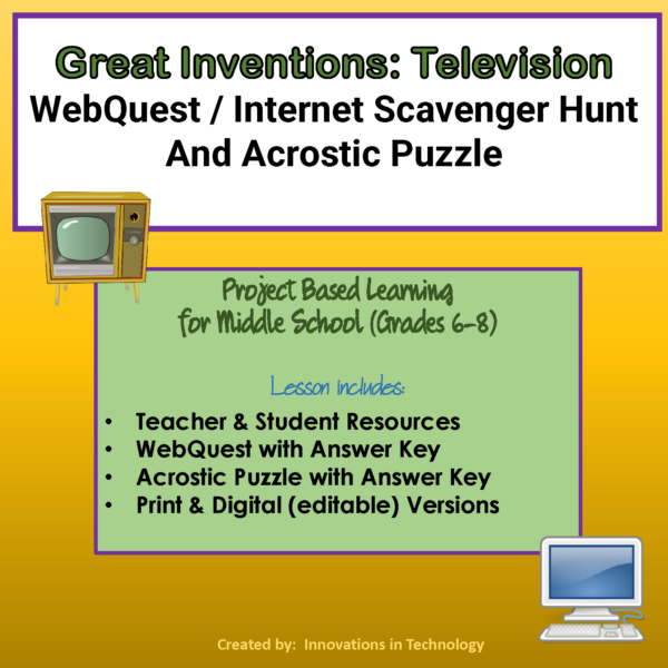 Great Inventions - Television - Made By Teachers