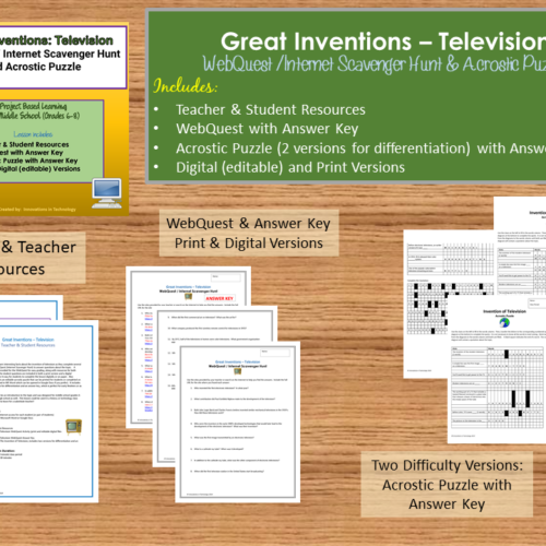Great Inventions - Television | Made By Teachers