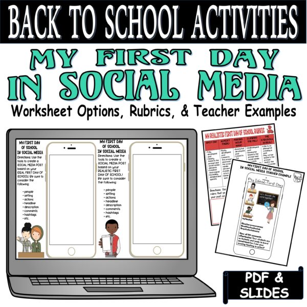 Fun Back to School Digital Activities High School Getting To Know ...