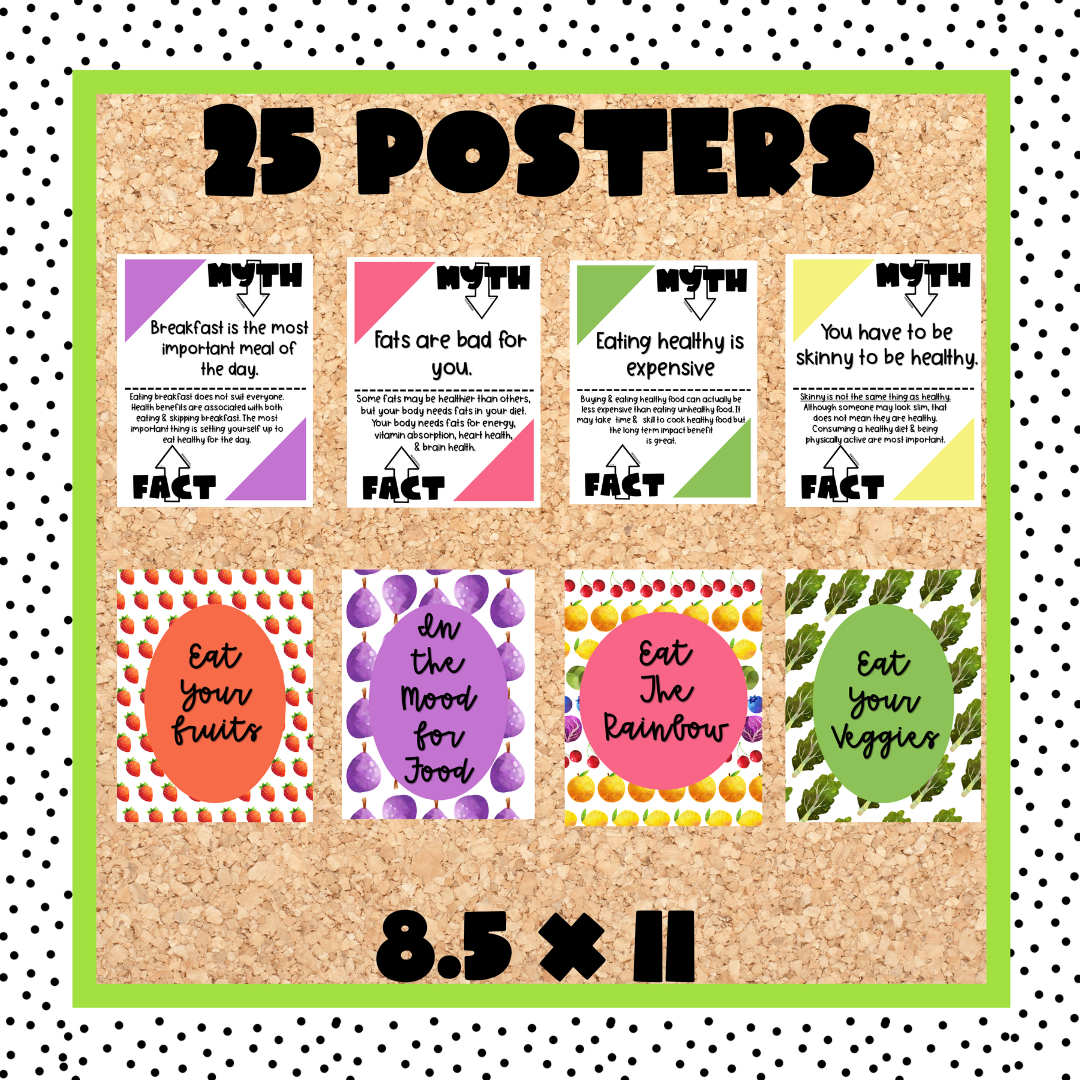 Nutrition Bulletin Board | Health Bulletin Board | Made By Teachers