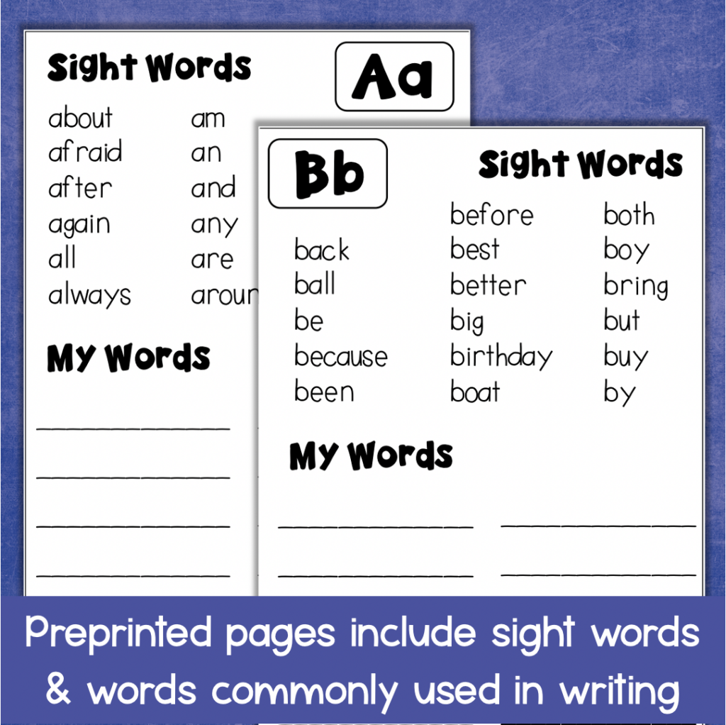 Personal Student Dictionary for Writing, Spelling - Made By Teachers