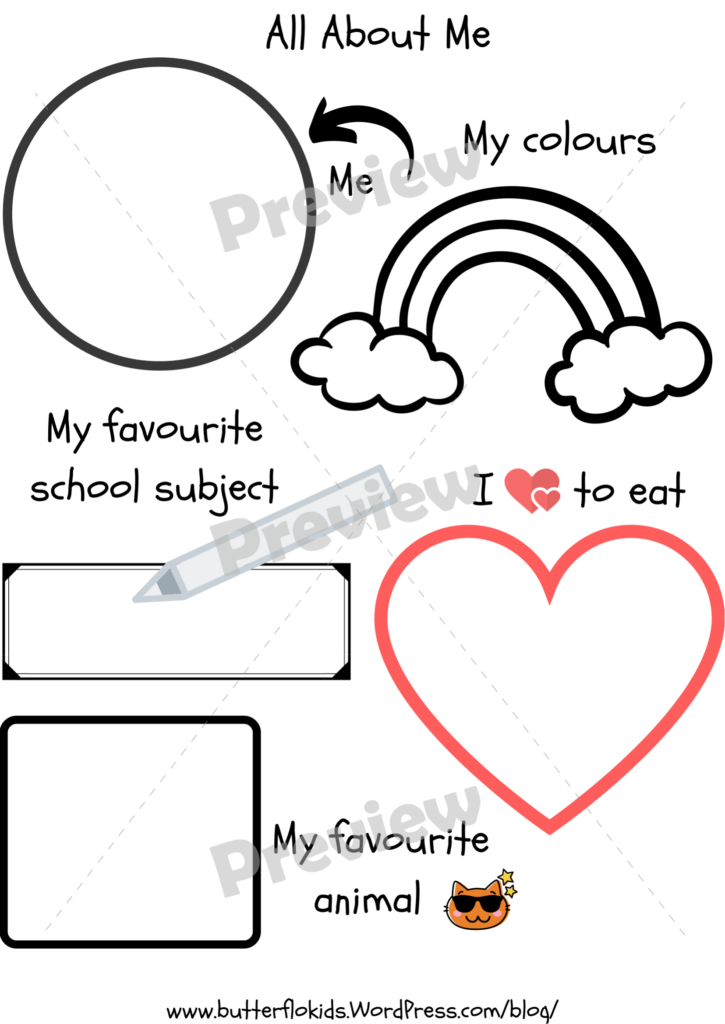 ESL EFL ELL All About Me Back to School - Made By Teachers