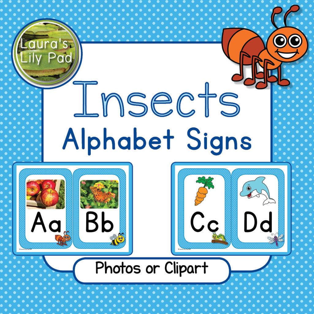 Insect Alphabet Signs - Made By Teachers