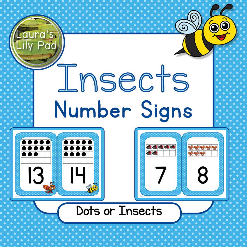 Insects Number Signs - Made By Teachers