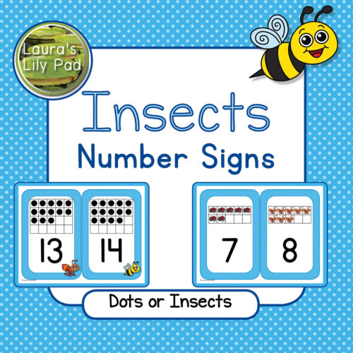 Insects Number Signs | Made By Teachers