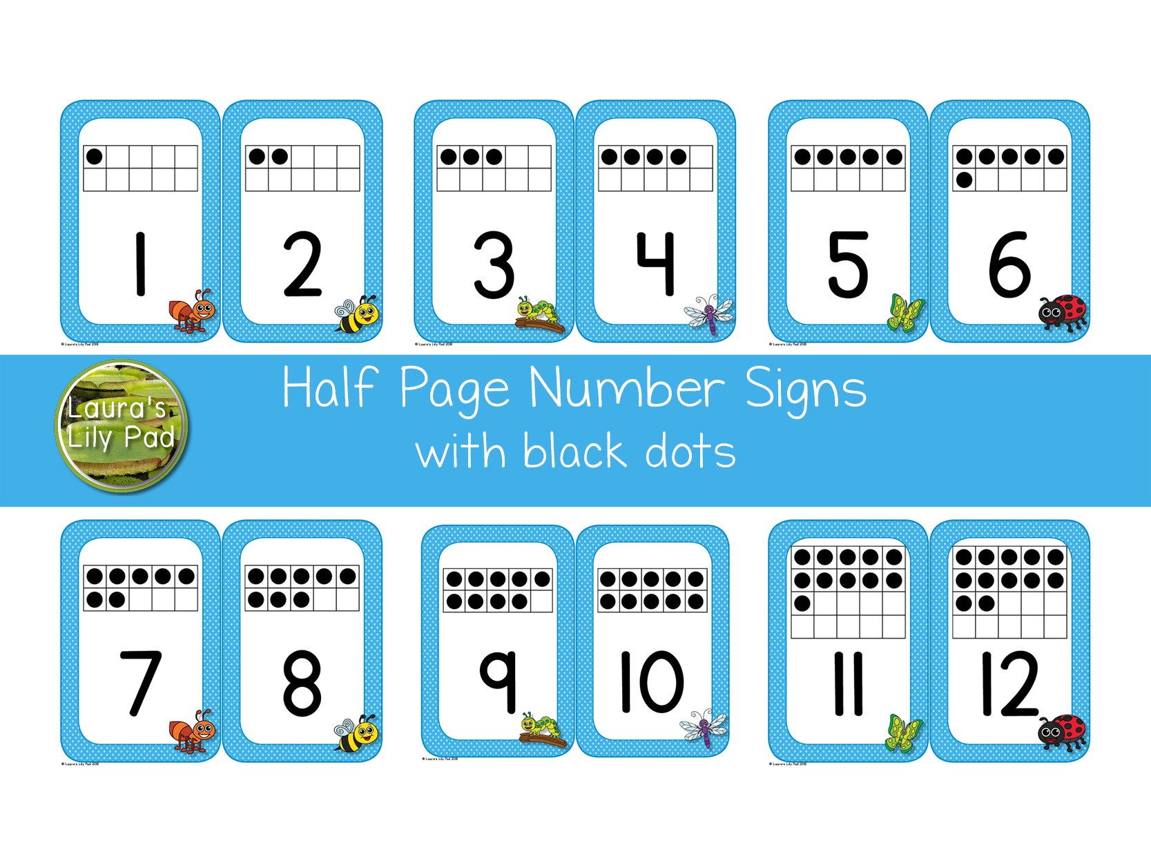 Insects Number Signs | Made By Teachers