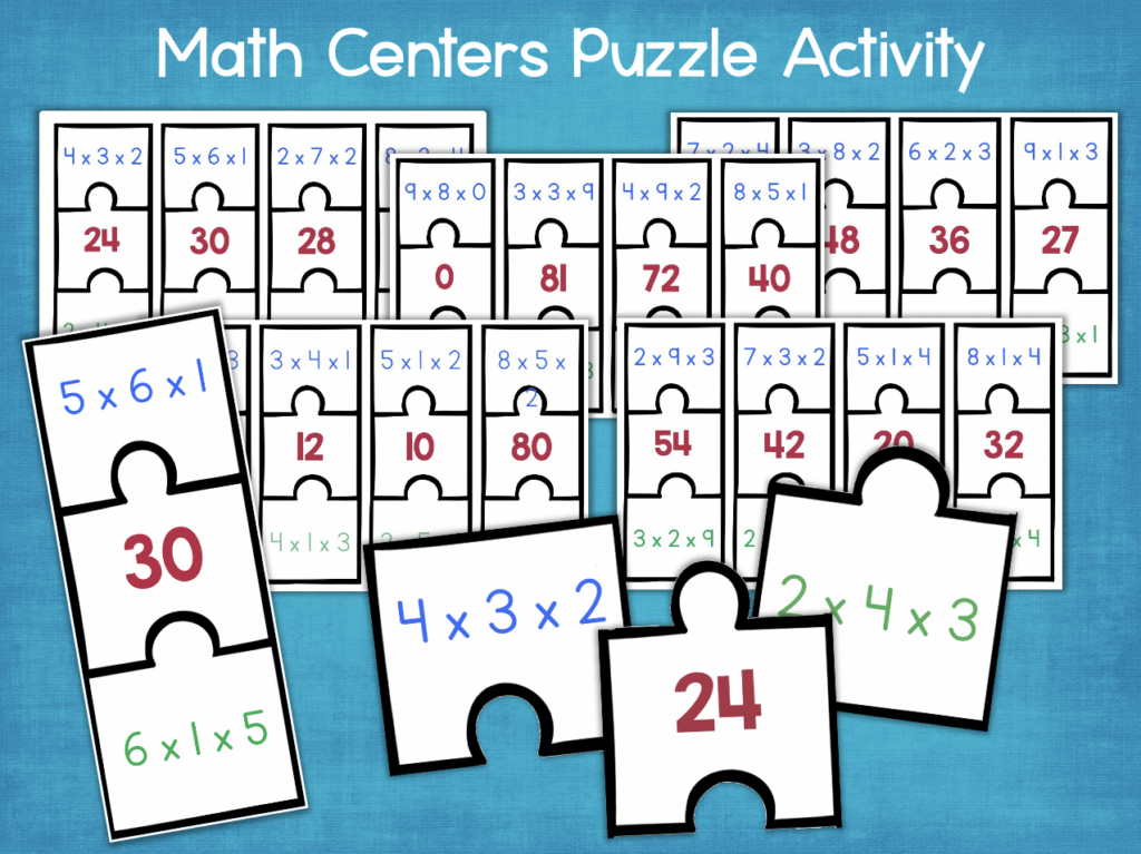 Associative Property of Multiplication Worksheets Math Centers ...