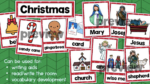 CHRISTMAS Word Wall Vocabulary Cards & Worksheets Word Search ABC Order ...
