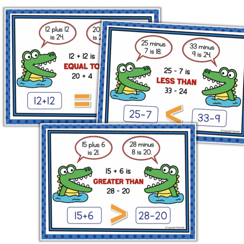 Greater Than Less Than Alligator Activities Comparing Numbers ...