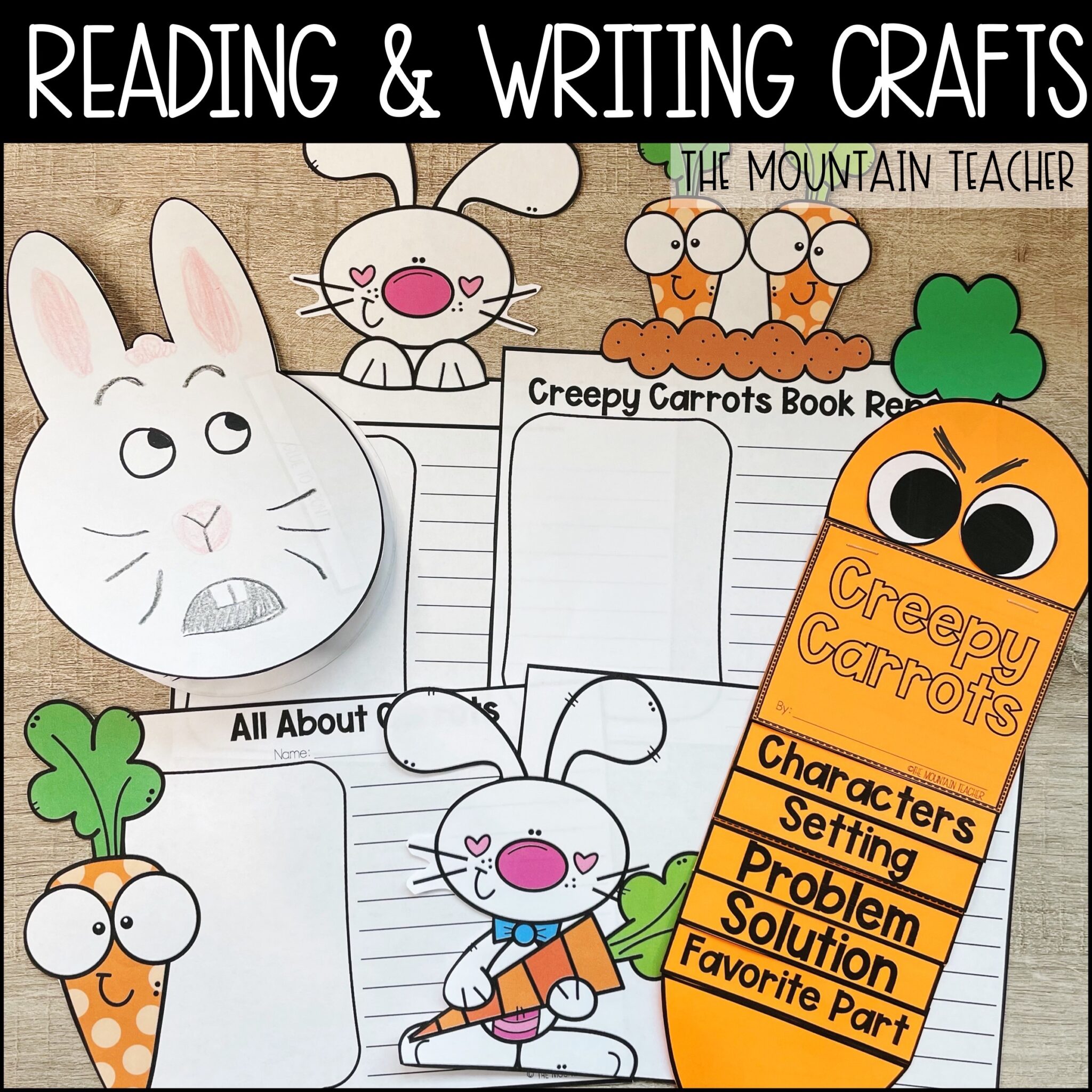 Creepy Carrots Book Companion | Reading and Writing Activities with ...