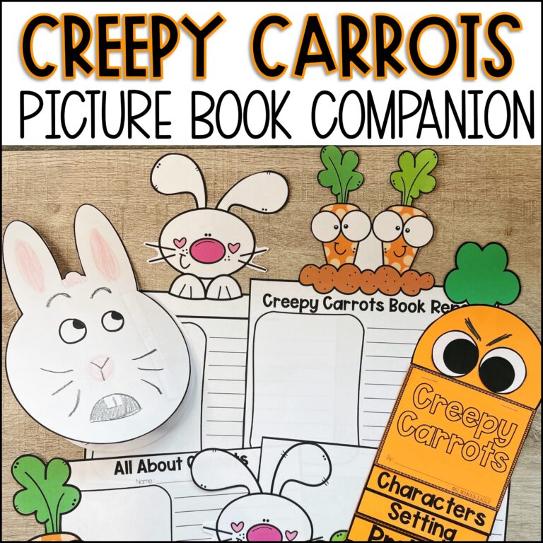 Creepy Carrots Book Companion | Reading and Writing Activities with ...
