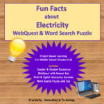 Fun Facts about Electricity - WebQuest & Word Search Puzzle - Made By ...