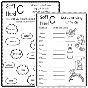 Hard and Soft C and G Worksheets | Made By Teachers