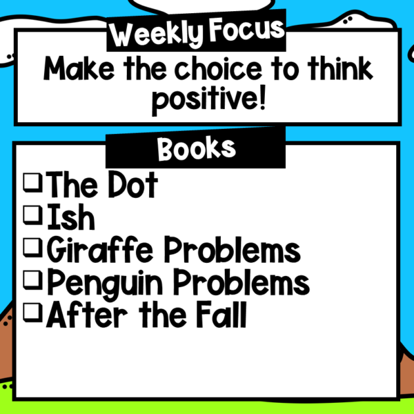 Book Companion Theme Week: THINK POSITIVE- A-Book-A-Day Reading ...