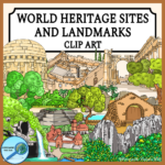 World Heritage Sites and Landmarks Clip Art Volume 1 | Made By Teachers