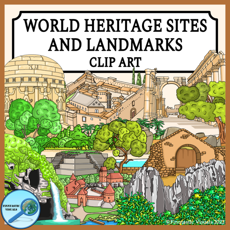 World Heritage Sites and Landmarks Clip Art Volume 1 | Made By Teachers