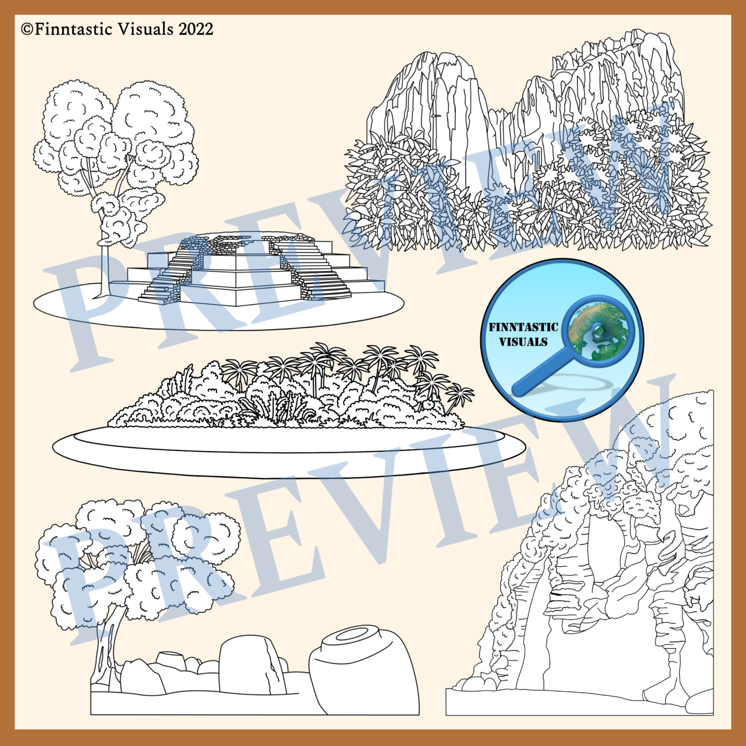 World Heritage Sites and Landmarks Clip Art Volume 1 | Made By Teachers