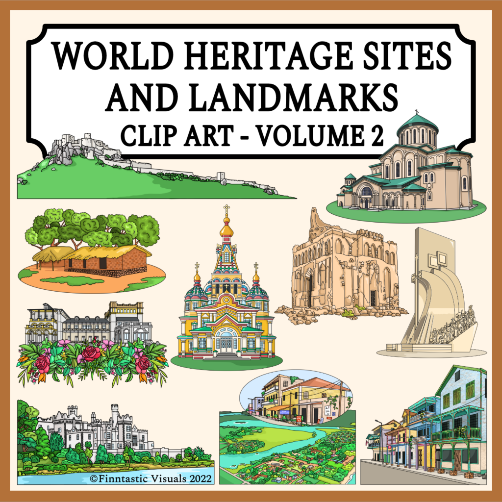 World Heritage Sites and Landmarks Clip Art Volume 2 | Made By Teachers