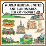World Heritage Sites and Landmarks Clip Art Volume 2 | Made By Teachers