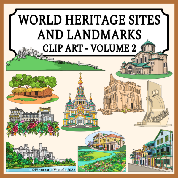 World Heritage Sites and Landmarks Clip Art Volume 2 | Made By Teachers