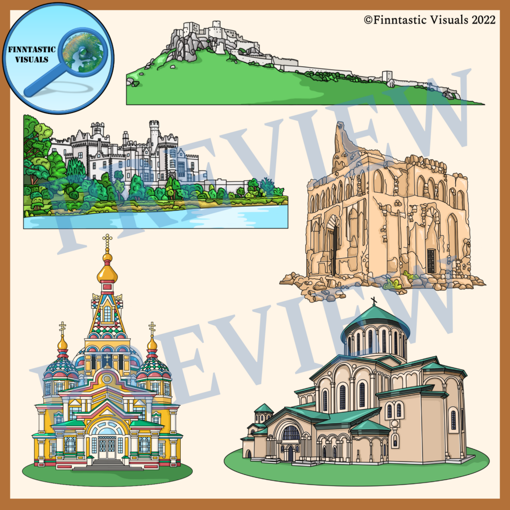 World Heritage Sites and Landmarks Clip Art Volume 2 | Made By Teachers