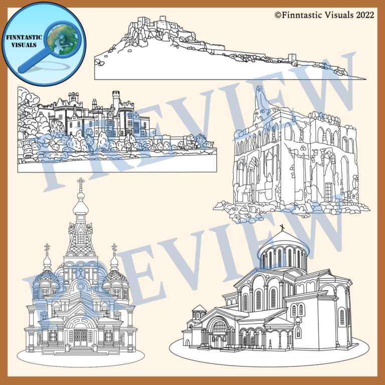 World Heritage Sites and Landmarks Clip Art Volume 2 | Made By Teachers