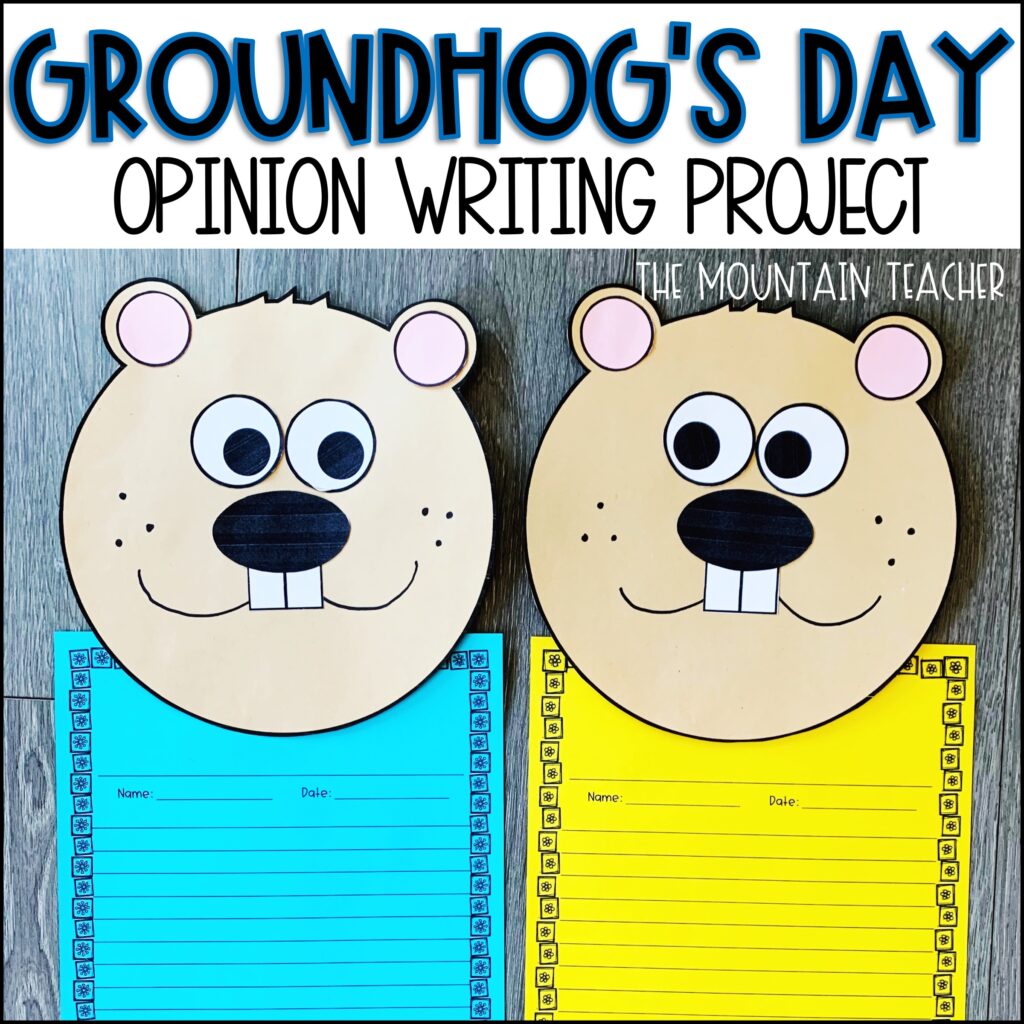Groundhogs Day Craft and Opinion Writing Activity - Made By Teachers