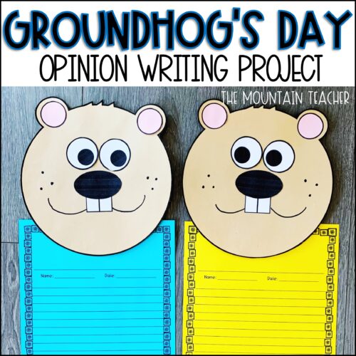 Groundhogs Day Craft and Opinion Writing Activity - Made By Teachers