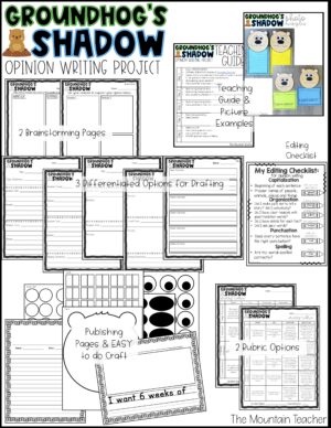 Groundhogs Day Craft and Opinion Writing Activity - Made By Teachers