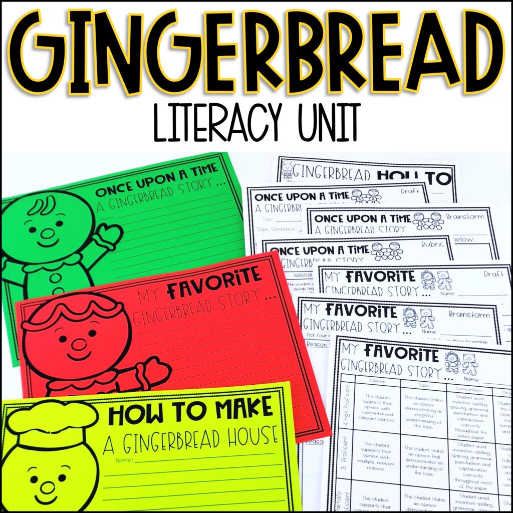 Gingerbread Man Activities | Reading and Writing Unit - Made By Teachers
