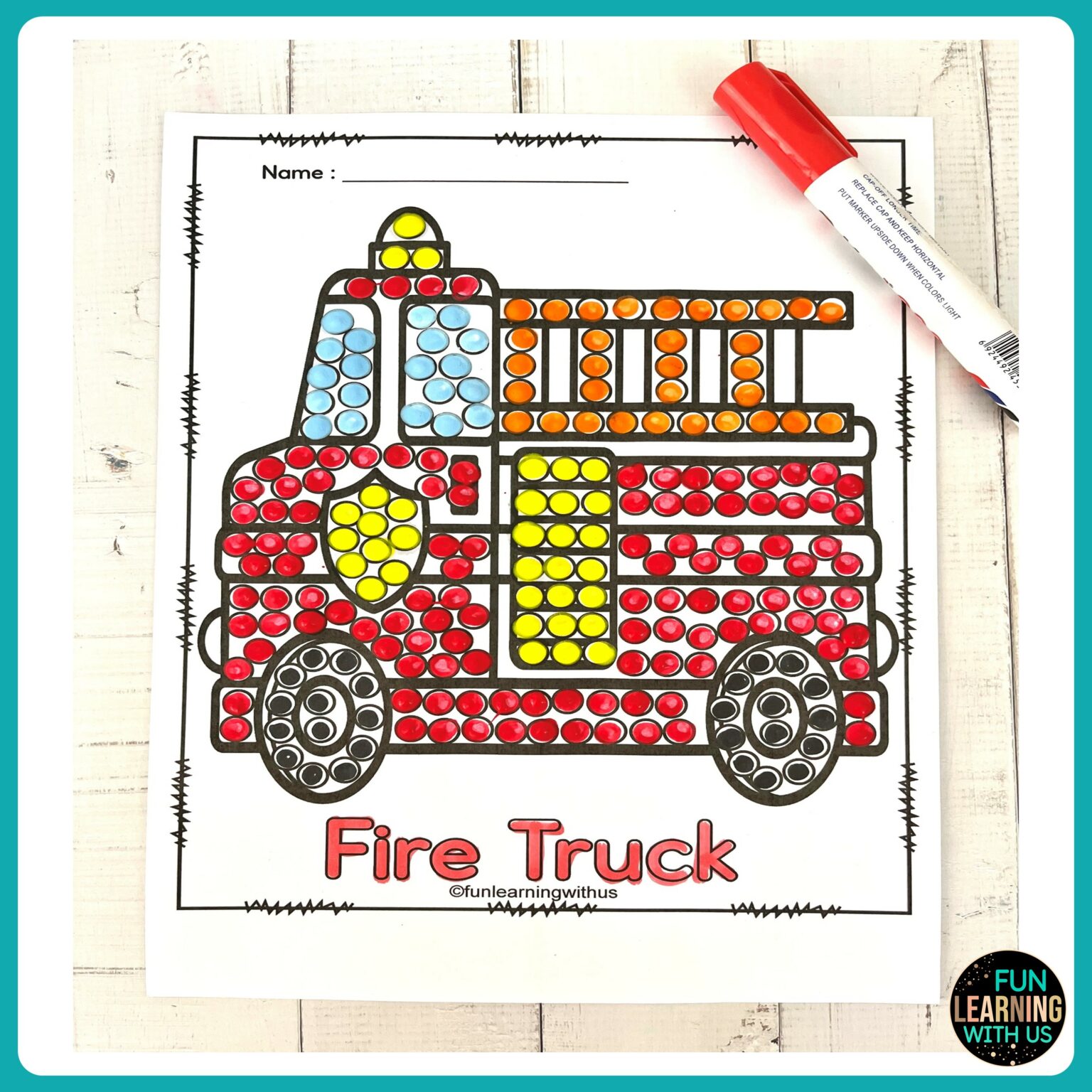 Community Helpers Q-Tip Crafts | Made By Teachers