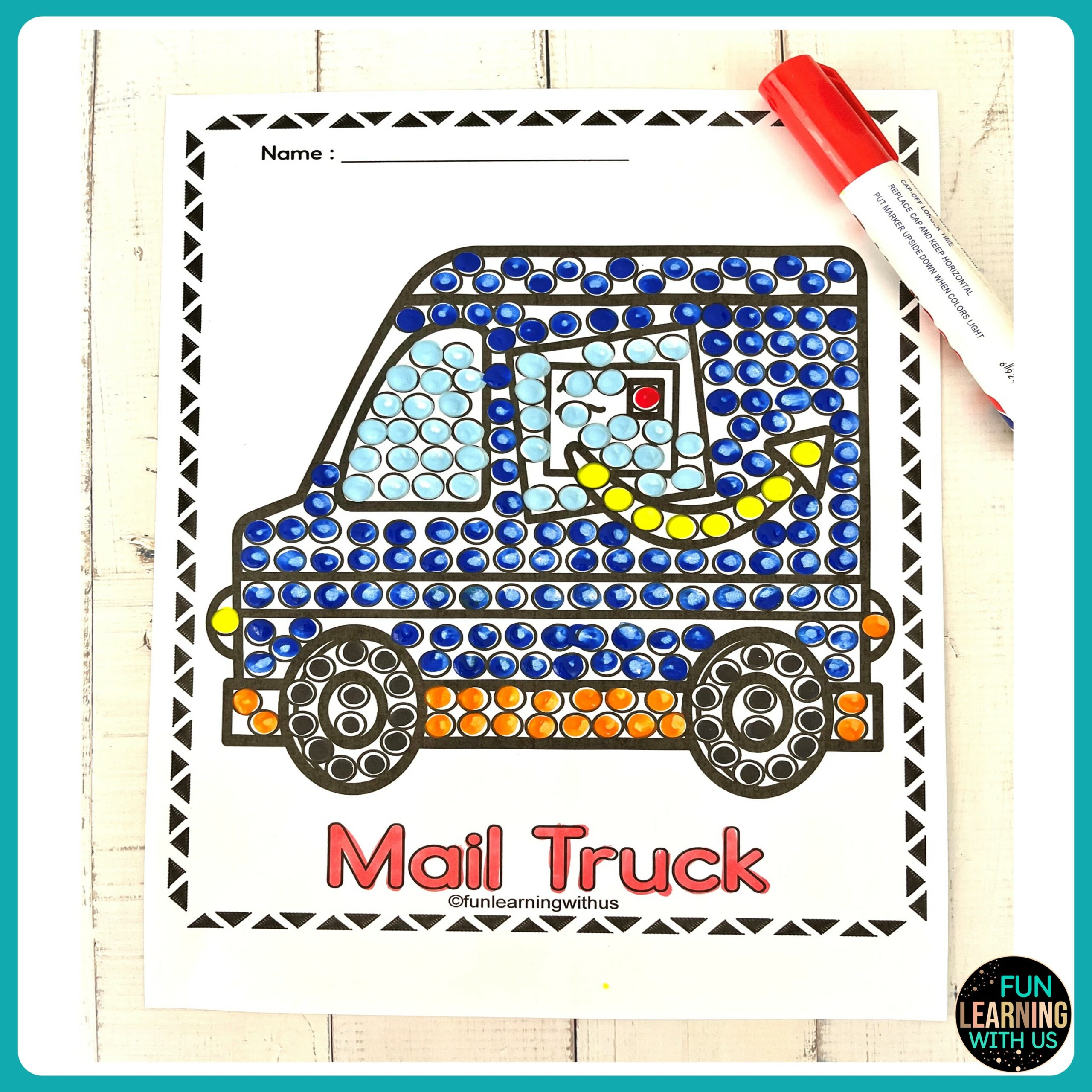 Community Helpers Q-Tip Crafts | Made By Teachers