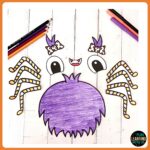 Halloween Craft | Build a Spider Craft | October Craft - Made By Teachers