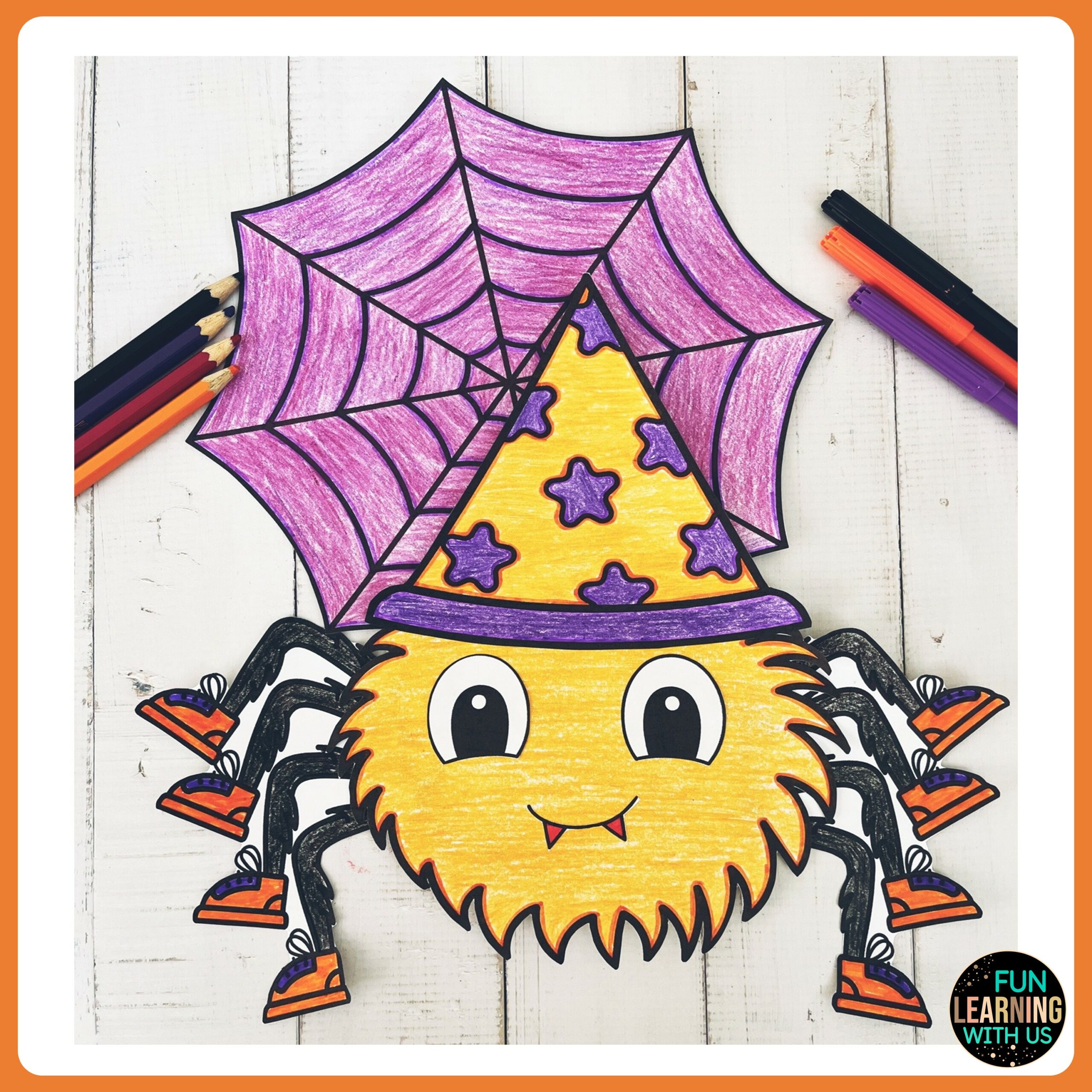 Halloween Craft | Build a Spider Craft | October Craft | Made By Teachers