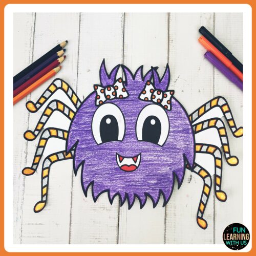 Halloween Craft | Build a Spider Craft | October Craft - Made By Teachers