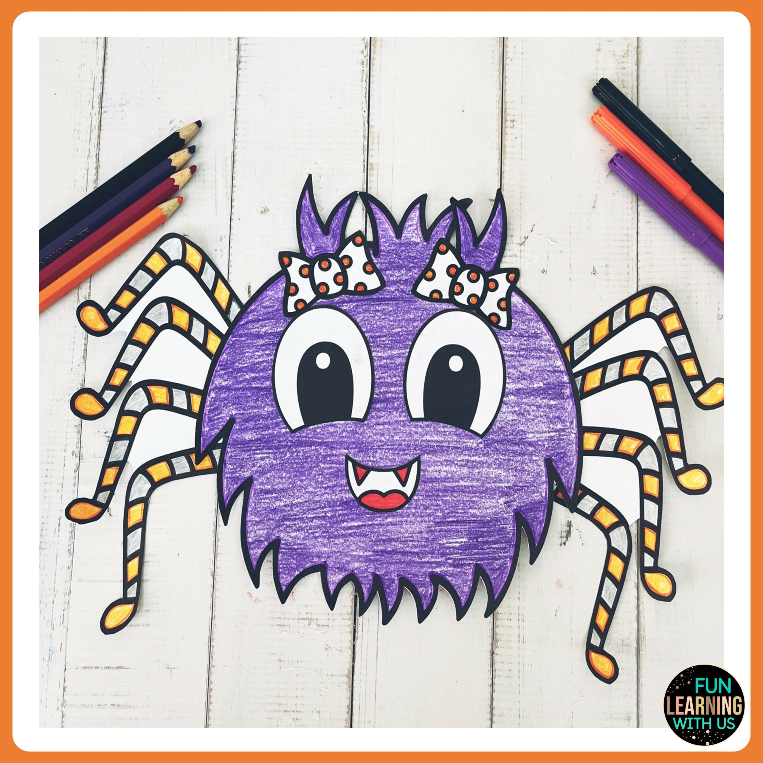 Halloween Craft | Build a Spider Craft | October Craft | Made By Teachers