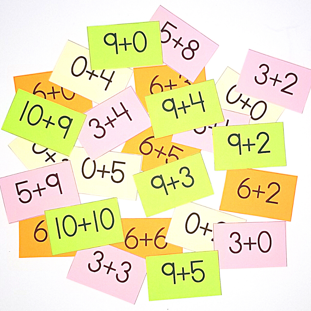 Addition Flash Cards and Sorting Mats for Comparing Sums - Made By Teachers