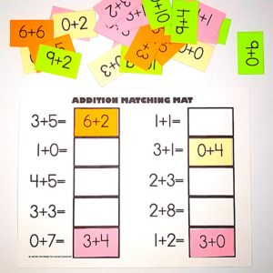 Addition Flash Cards and Sorting Mats for Comparing Sums - Made By Teachers