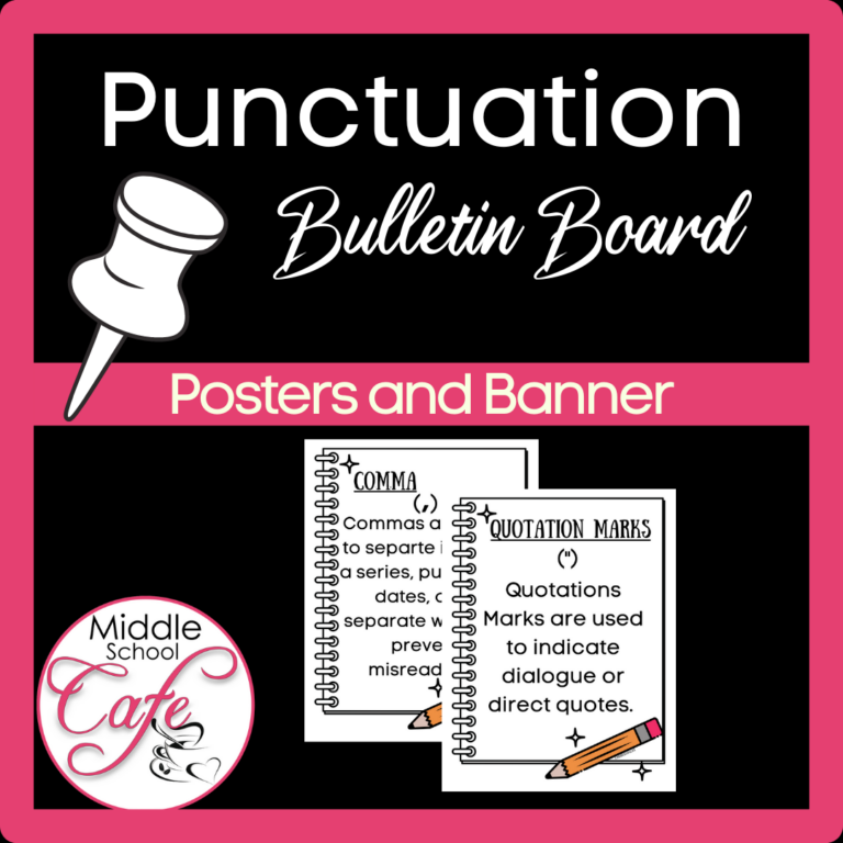 Punctuation Bulletin Board Set | Made By Teachers
