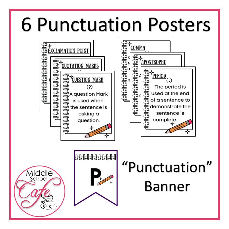 Punctuation Bulletin Board Set | Made By Teachers