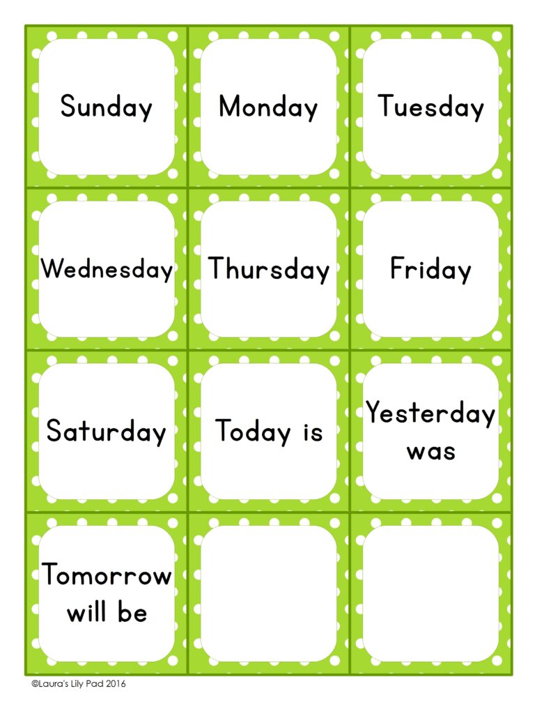 Calendar Forest Animals Theme | Made By Teachers