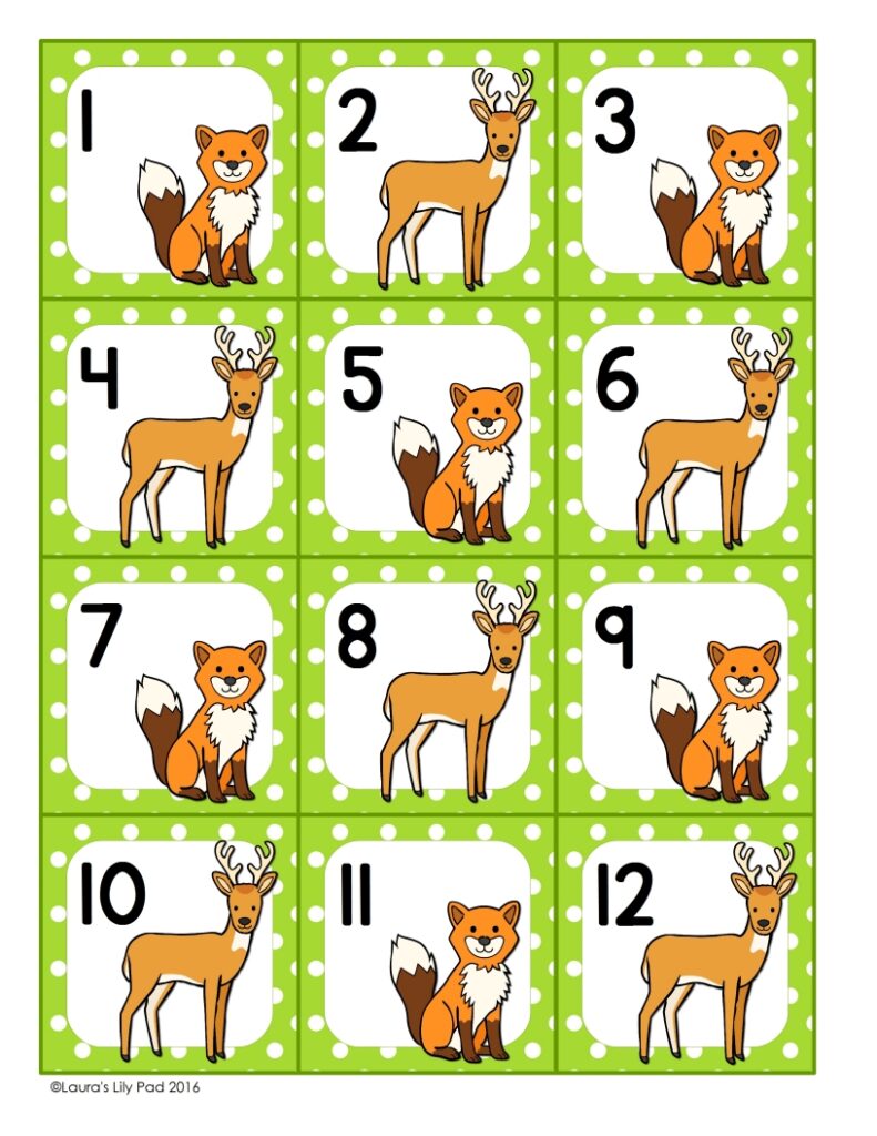 Calendar Forest Animals Theme | Made By Teachers